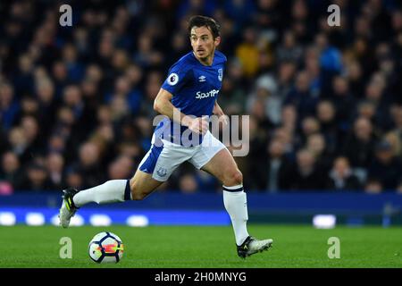 Everton's Leighton Baines Stock Photo - Alamy