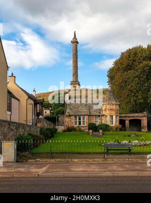 Lady Hill, Duke Of Gordon Monument in Elgin, Morayshire, Scotland, UK ...