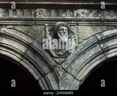 High relief sculpture of Saint James Matamoros on display at El Museo ...