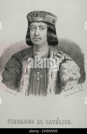 Ferdinand II of Aragon, called The Catholic (1452-1516). King of the ...
