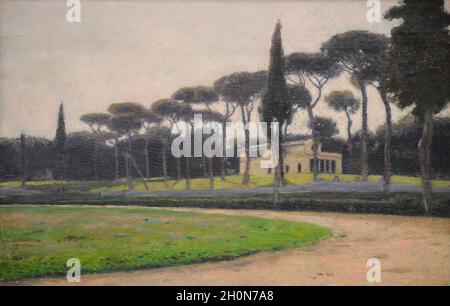 Villa Borghese (1900) by Aleksander Gierymski Stock Photo - Alamy