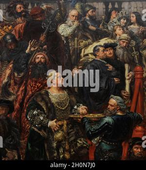 The Prussian Homage 1882 by Jan Matejko Stock Photo - Alamy