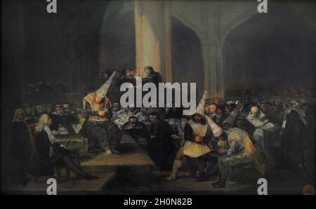 Scene of the Inquisition, by Francisco de Goya y Lucientes, circa 1814 ...