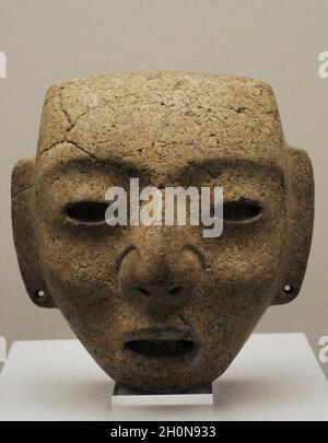 Stone mask Teotihuacán Mexico Mexican Classical Period 3-7th century ...