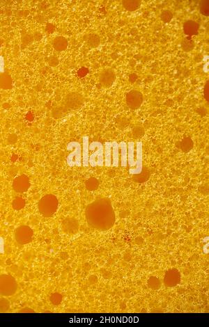 detail of yellow foam rubber texture Stock Photo - Alamy