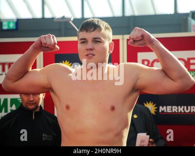 German Heavyweight Boxer Viktor Jurk After His Fight At The SES Boxing ...