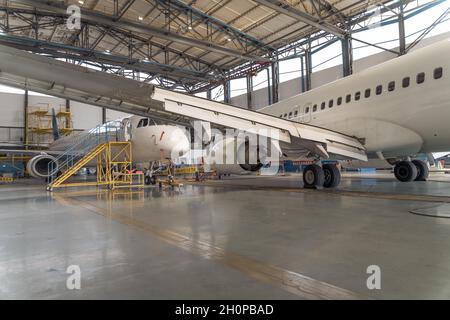 Aircraft metal cladding Stock Photo - Alamy