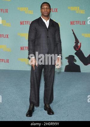 JONATHAN MAJORS in THE HARDER THEY FALL (2021), directed by JEYMES ...
