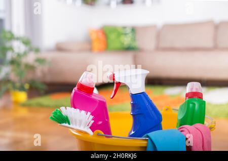 Cleaning floor in room close-up Stock Photo - Alamy