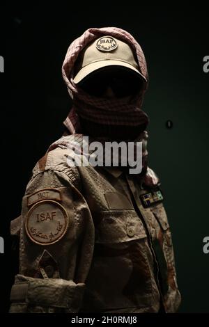 ISAF logo in Afghanistan Stock Photo - Alamy