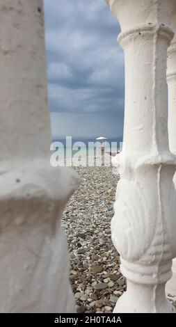Shepsi embankment. Tuapse district Stock Photo - Alamy