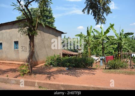 Traditional rural house in Rwanda, East Africa Stock Photo - Alamy