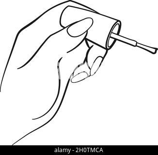 Nail art studio icon outline vector. Polish bar. Care beauty Stock ...