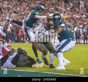 Tampa Bay Buccaneers defensive line coach Kacy Rodgers signals during ...
