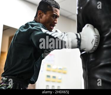 Andy Hiraoka of Japan during a training session in Yokohama, Kanagawa ...