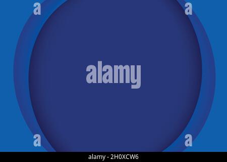 Paper layer circle blue abstract background Stock Vector Image & Art ...