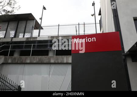 Marion light rail station in Leichhardt Stock Photo - Alamy