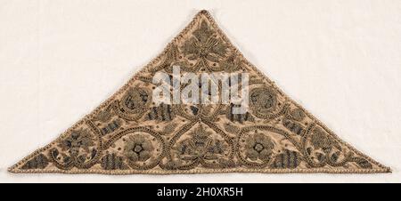 Coif, late 1500s. England, Elizabethan Period, late 16th century. Silk ...