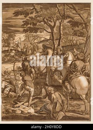 A 1741 print by John Baptist Jackson after Veronese depicting The ...