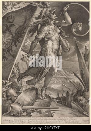 Bellona, a figure from Roman mythology, was known as the goddess of war ...