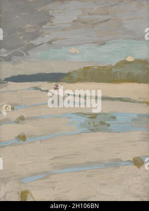 A painting depicting a town in the distance, highlighting scenic ...