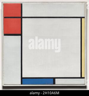 Piet Mondrian - Composition 10 in Black and White Stock Photo - Alamy