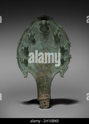 Buddha Enthroned on a Serpent (Naga). 1201–1300. Cambodia. Sandstone ...