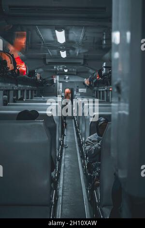 Vertical shot of a narrow passageway between two buildings Stock Photo ...
