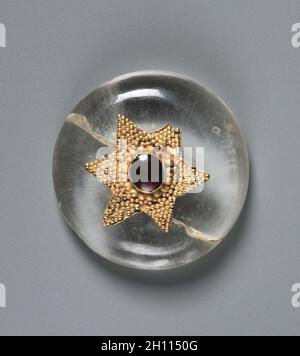 Button, 500s. Byzantium, early Byzantine period, 6th century. Rock ...