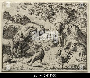 Reynard the Fox: The Complaint of the Cock, 1650-75. Allart van ...