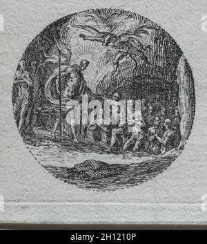 Jacques Callot's 1631 etching 'Mysteries of the Passion' presents key ...