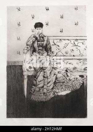 Norbert Goeneutte, French (1854-1894), Boulevard Clichy in the Snow (Le ...