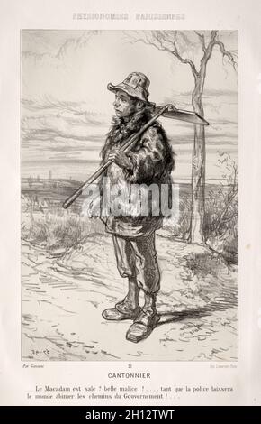 Paul Gavarni (1804-1866) - CANTONNIER Le Macadam est sale ? belle ...
