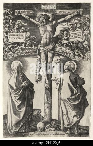 Christ on the Cross; c. 1500 German 15th Century, Christ on the Cross ...