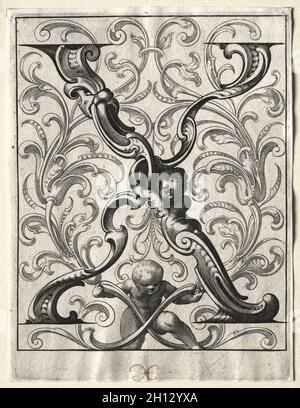 New ABC Booklet: P, 1627. Lucas Kilian (German, 1579-1637). Engraving ...