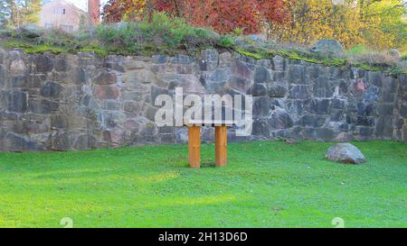 Pyhän Birgitan kirkon rauniot, 1520, Vihti Stock Photo - Alamy