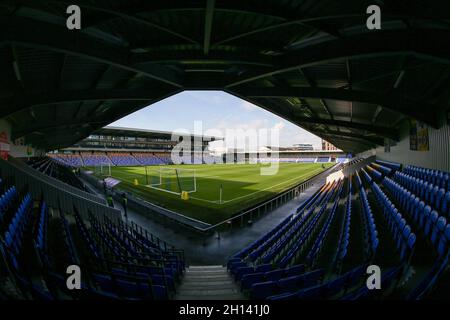 Kingston, UK. 16th Oct, 2021. Jack Rudoni #12 of AFC Wimbledon ...