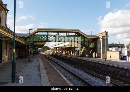 Worksop Railway Station Nottinghamshire, England. Uk Stock Photo - Alamy