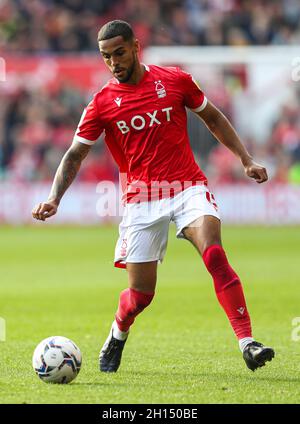 Max Lowe of Nottingham Forest in action during the FA Cup match between ...