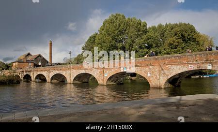 Tramway Bridge is a redbrick structure built over the River Avon in ...