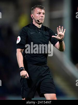Referee Sam Barrott during the U20 International Friendly at the ...