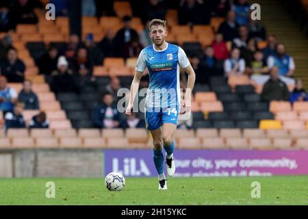BURSLEM, UK. OT 16TH Barrow's Josh Gordon during the Sky Bet League 2 ...