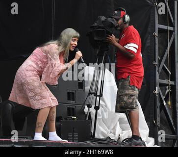 SEPTEMBER 18: Melanie Martinez performs during Music Midtown at ...