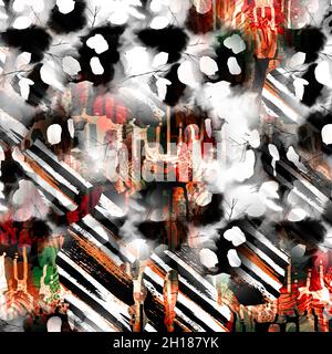 colorful fashion patterns, textile print designs Stock Photo - Alamy