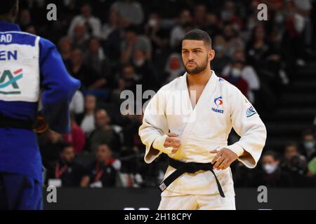 Alexis Mathieu (FRA) competes on men's -90 kg during the Paris Grand ...