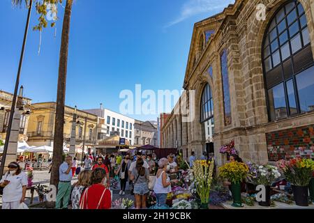 public market in Jerez de la Frontera Stock Photo - Alamy
