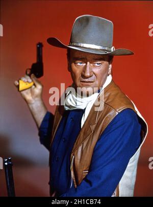 JOHN WAYNE Colour Portrait in THE WAR WAGON 1967 director BURT KENNEDY ...