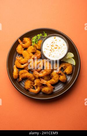 shrimp fritters or prawn bajji or jheenga pakoda or kolambi or zinga ...
