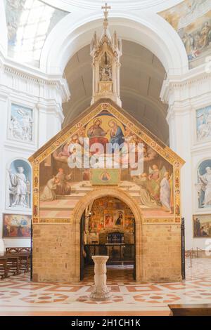 Papal Basilica of Santa Maria degli Angeli in Porziuncola, Frescoes ...