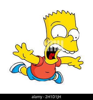 Bart The Simpsons illustration cartoon Stock Photo - Alamy